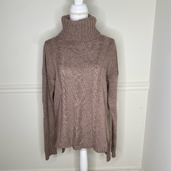 She + Sky | Sweaters | She Sky Cableknit Turtleneck Sweater | Poshmark
